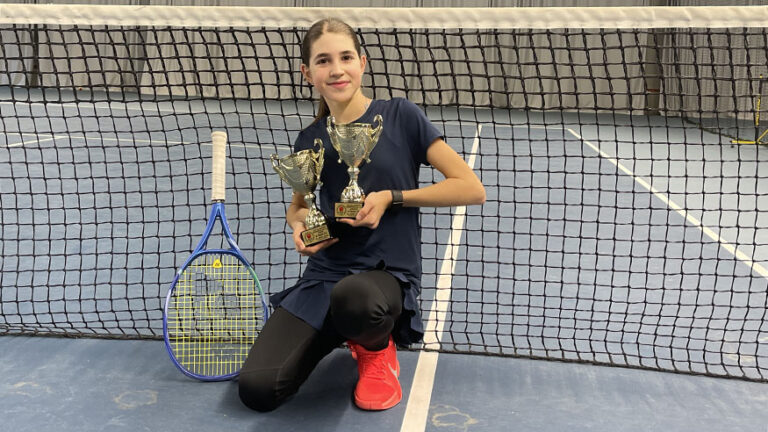 Niya, Grade 6 Student and Competing in the European Tennis Stage ...